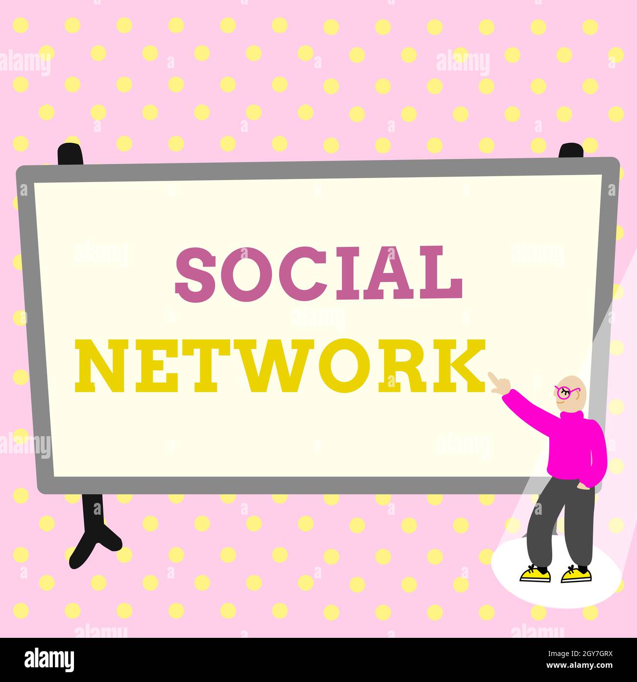 Inspiration showing sign Social Network, Business overview a framework ...