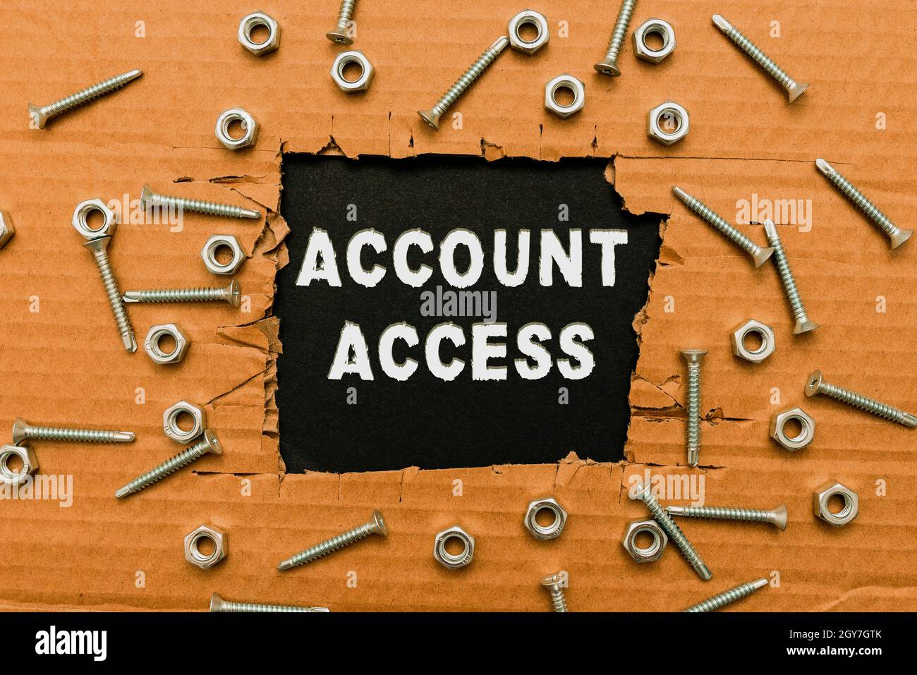 Hand writing sign Account Access, Business idea full privilege for the ...