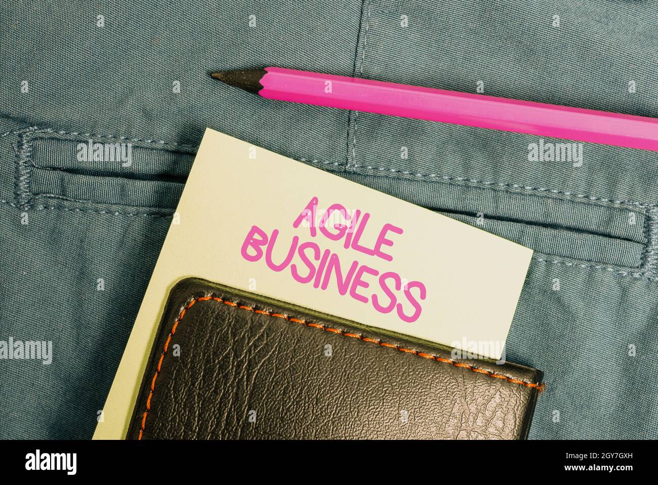 Sign displaying Agile Business, Business idea capability of adjusting ...