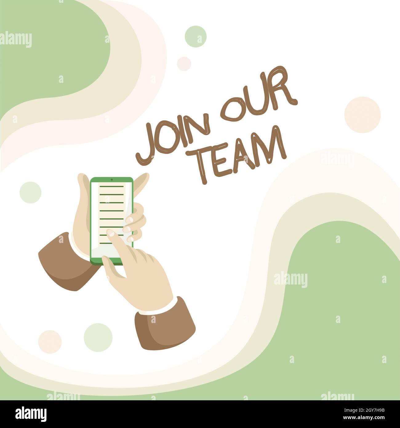 Text showing inspiration Join Our Team, Word for inviting someone into ...