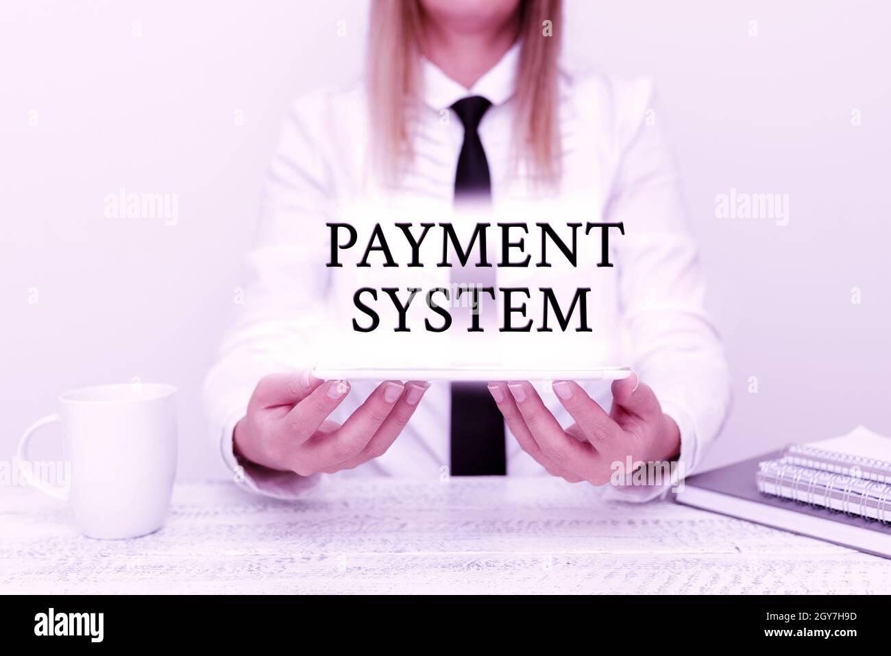 Hand writing sign Payment System, Internet Concept different ...