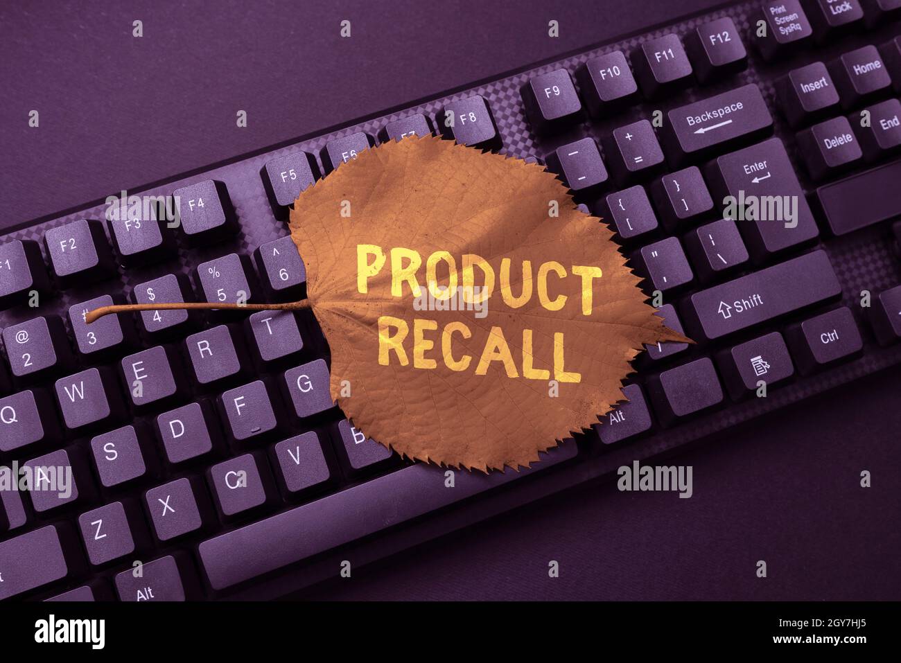 Conceptual Caption Product Recall Business Idea Request To Return The Possible Product Issues