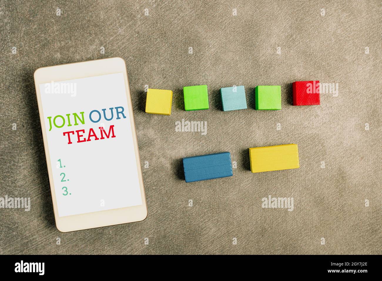 Writing displaying text Join Our Team, Concept meaning inviting someone ...