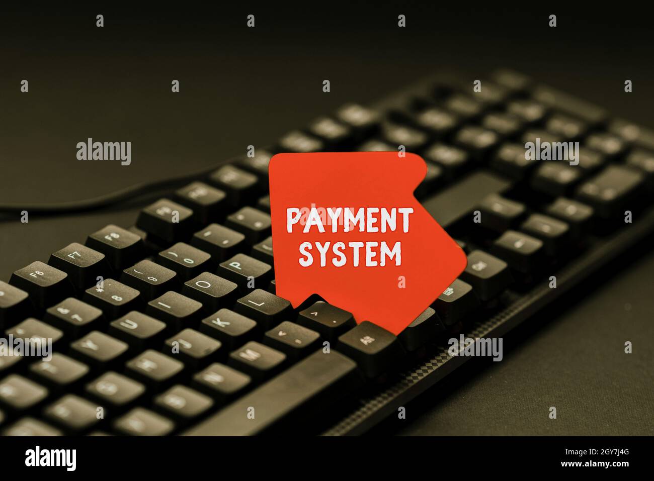 Writing displaying text Payment System, Business showcase different ...