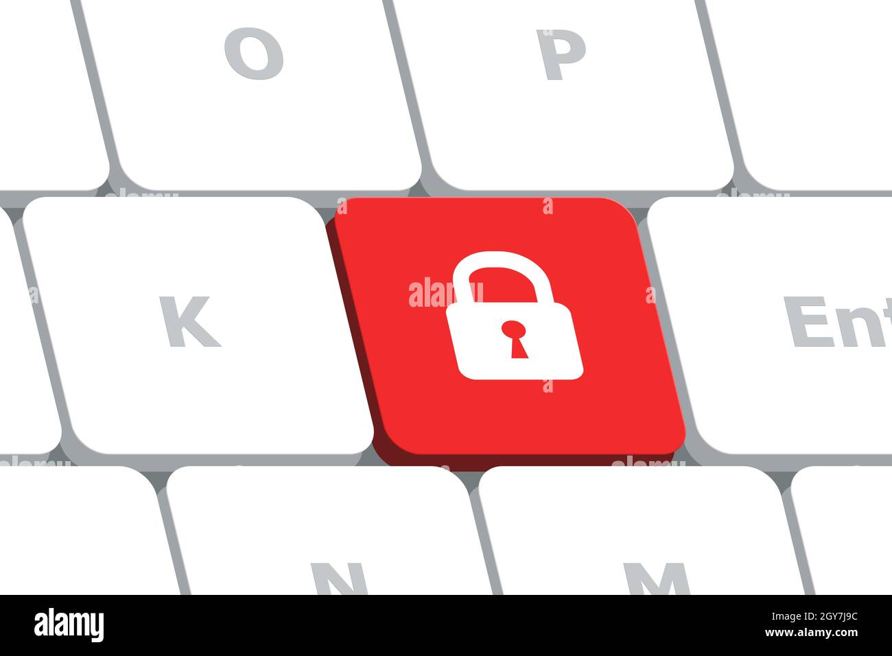 Security concept on computer keyboard background Stock Photo - Alamy
