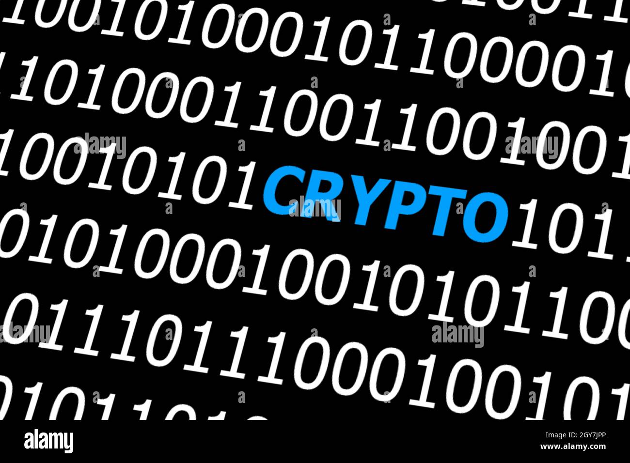 The cryptography in binary code Stock Photo - Alamy