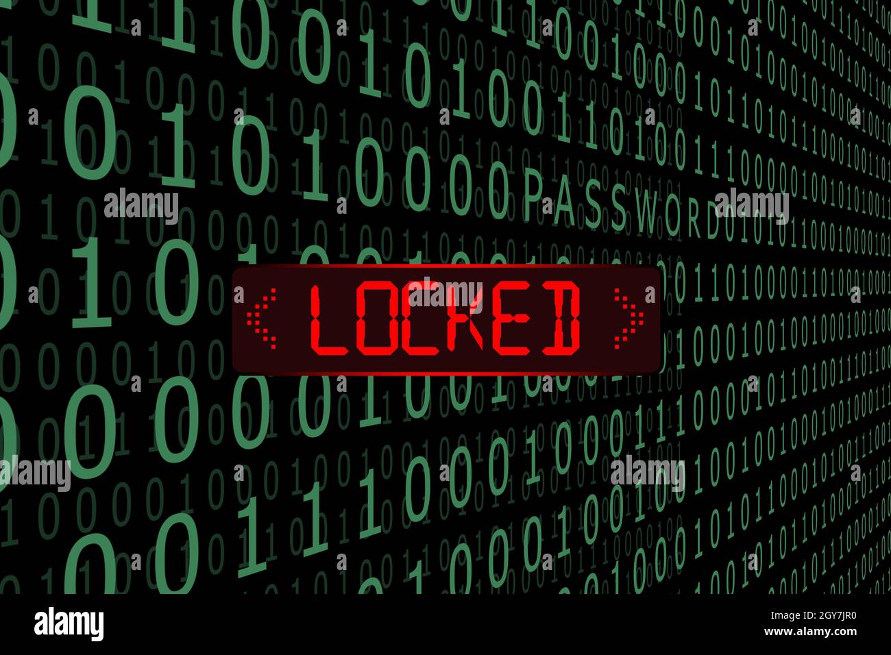 The data system is locked Stock Photo - Alamy