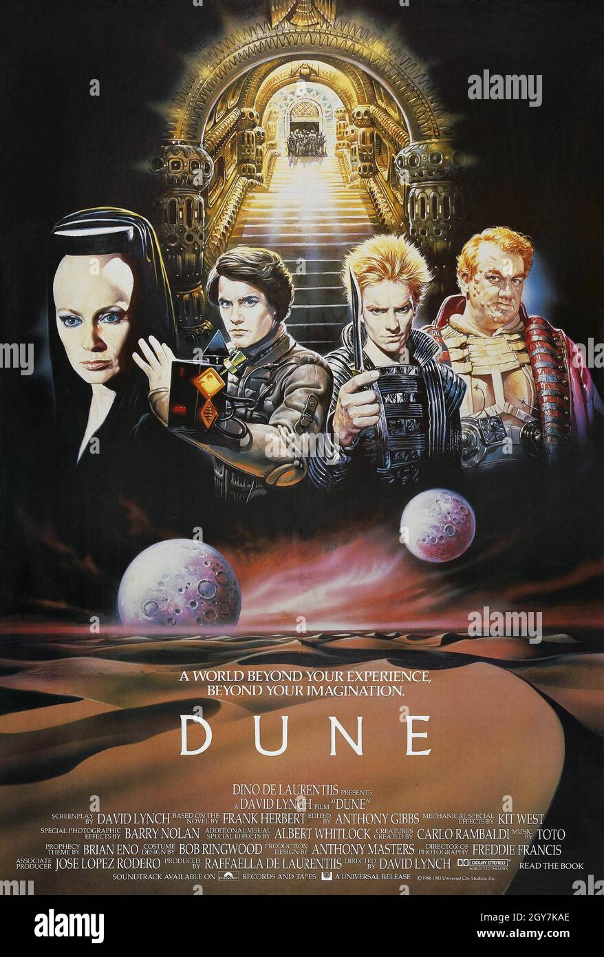 Dune Year : 1984 USA Director : David Lynch American poster Stock Photo ...