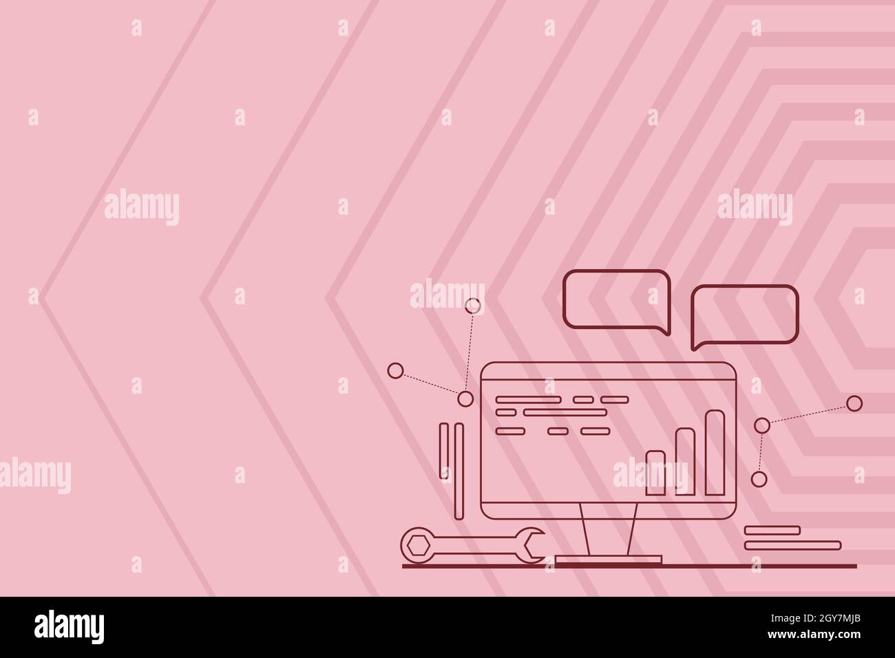 Computer Maintenance And Repair Concept Abstract Communication