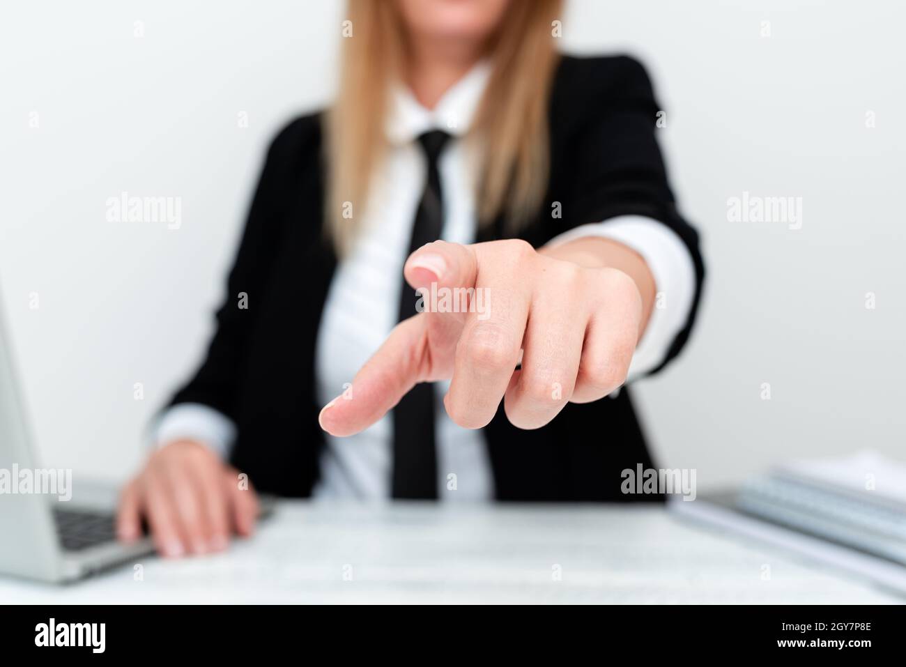 Explaining Company Problem, Abstract Providing Dispute Solutions Stock ...