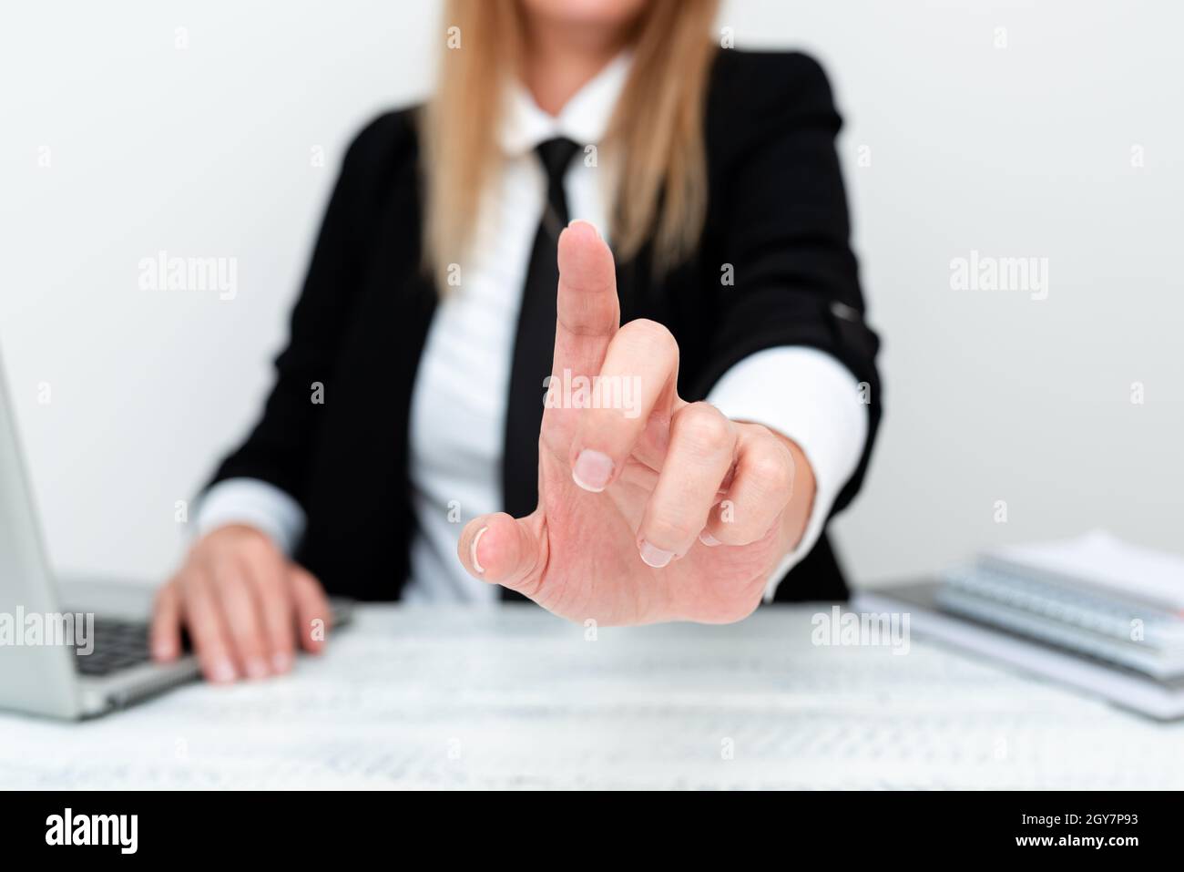 Explaining Company Problem, Abstract Providing Dispute Solutions Stock ...