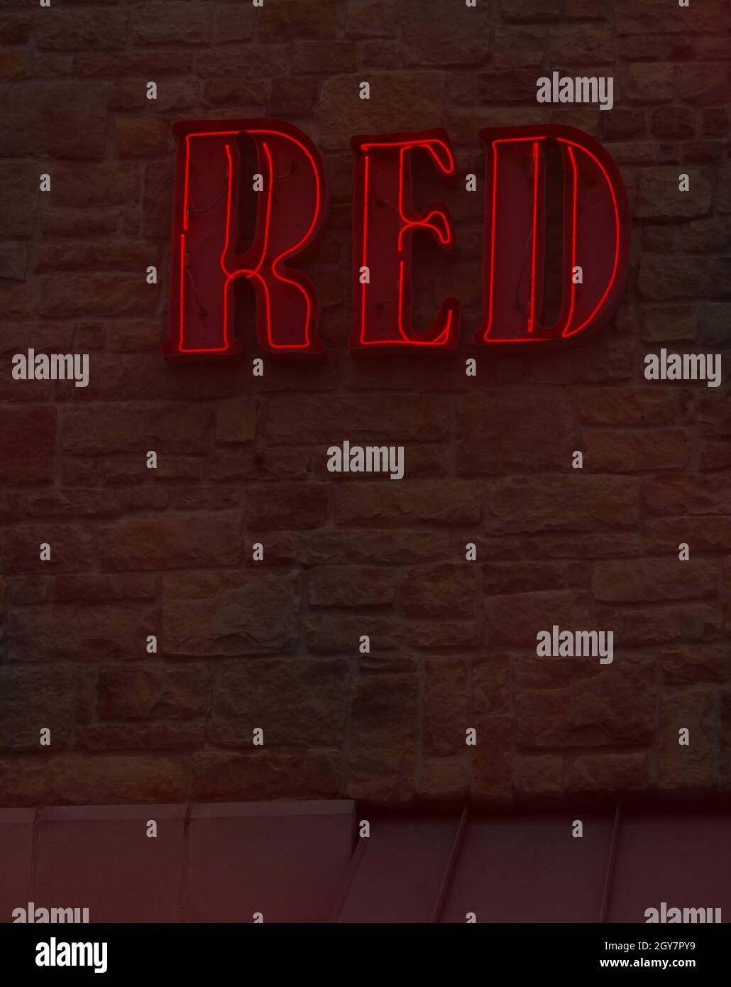 Neon carryout sign hi-res stock photography and images - Alamy