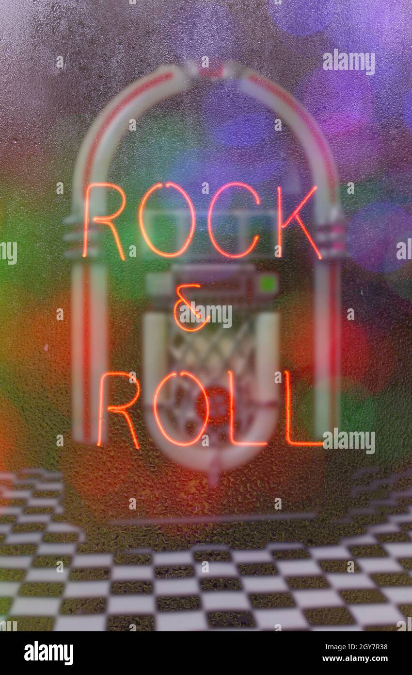 Jukebox sign hi-res stock photography and images - Alamy