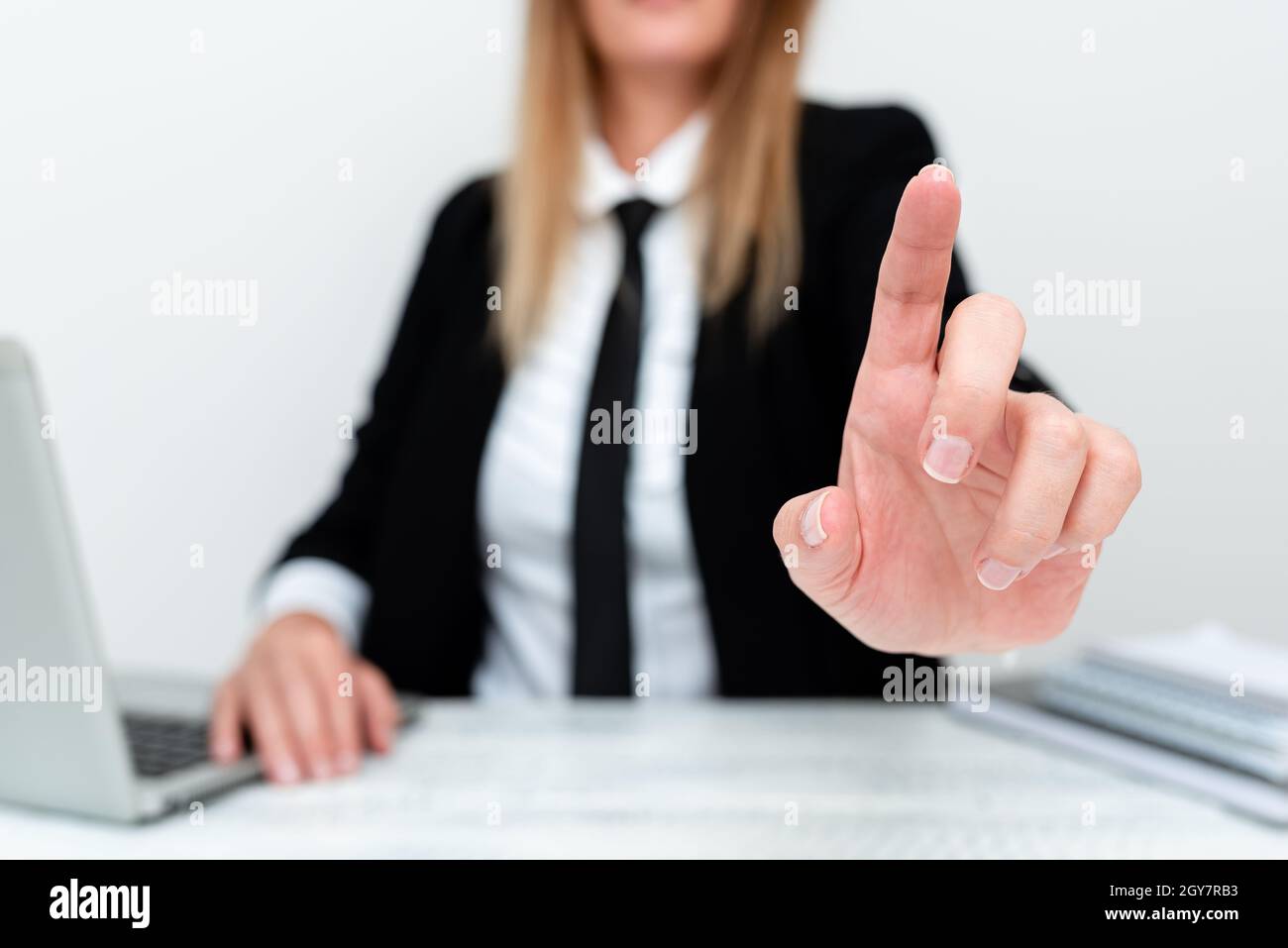 Explaining Company Problem, Abstract Providing Dispute Solutions Stock ...