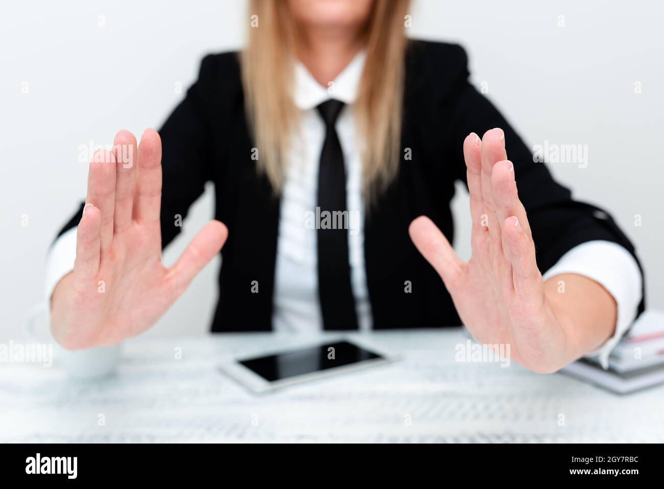 Explaining Company Problem, Abstract Providing Dispute Solutions Stock ...