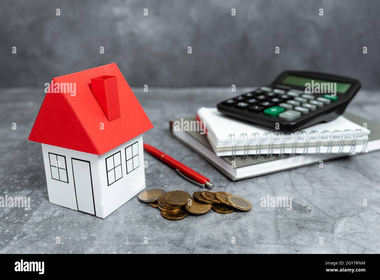 Creating Property Contract To Sell, Presenting House Sale Deal Stock ...