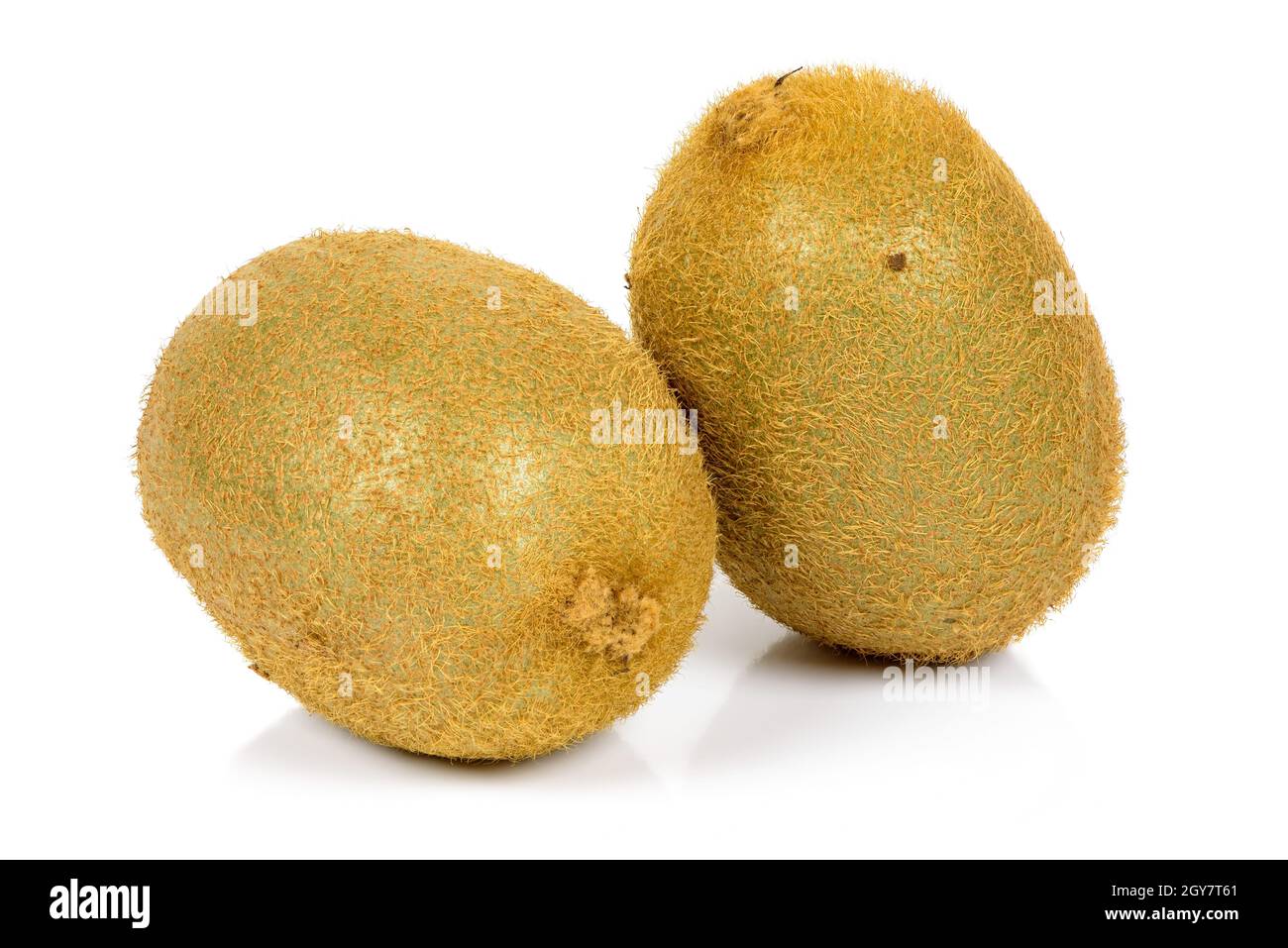 Fresh whole kiwi fruits isolated on white background Stock Photo - Alamy