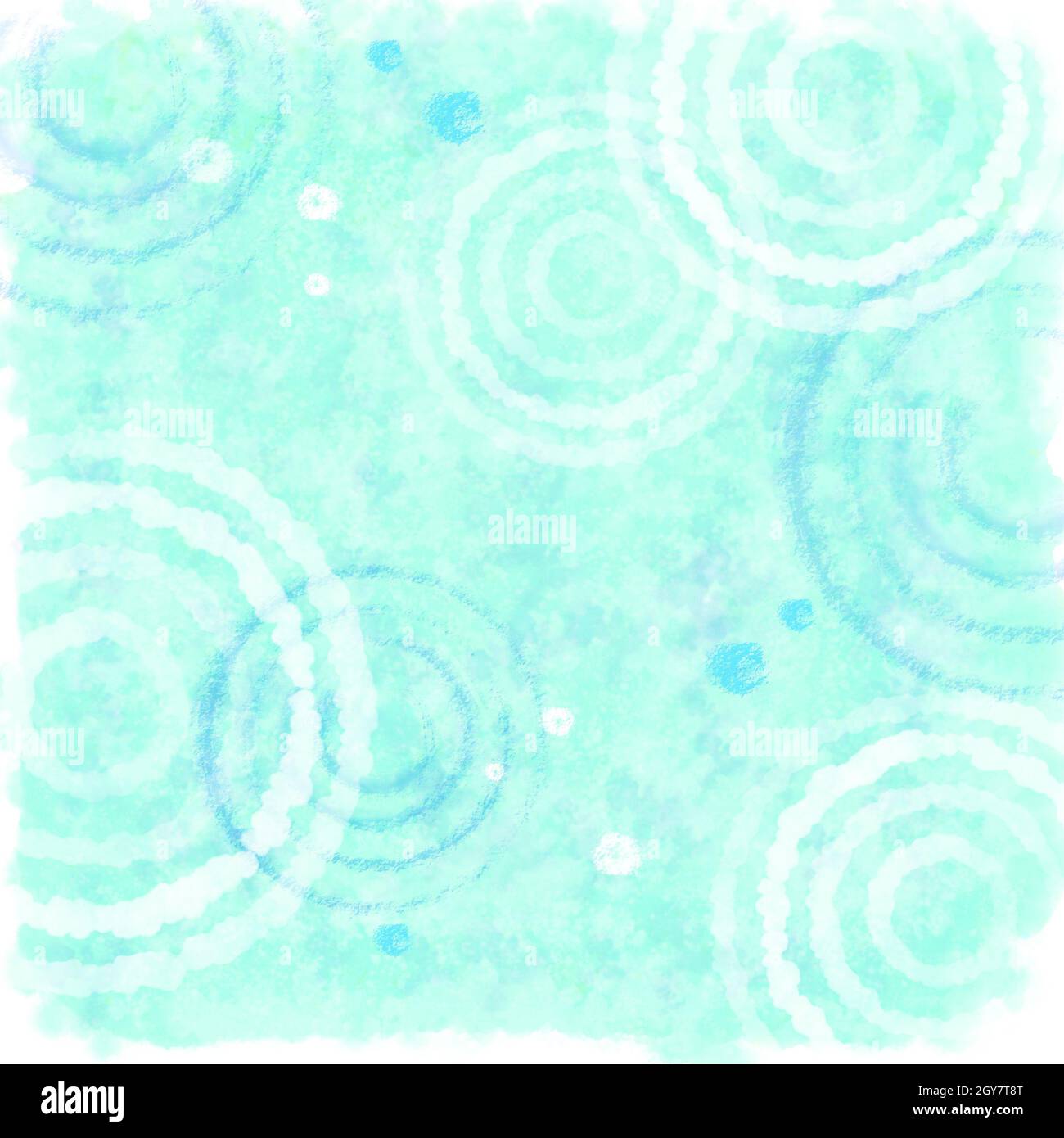 Water ripple background illustration, watercolor summer image Stock ...