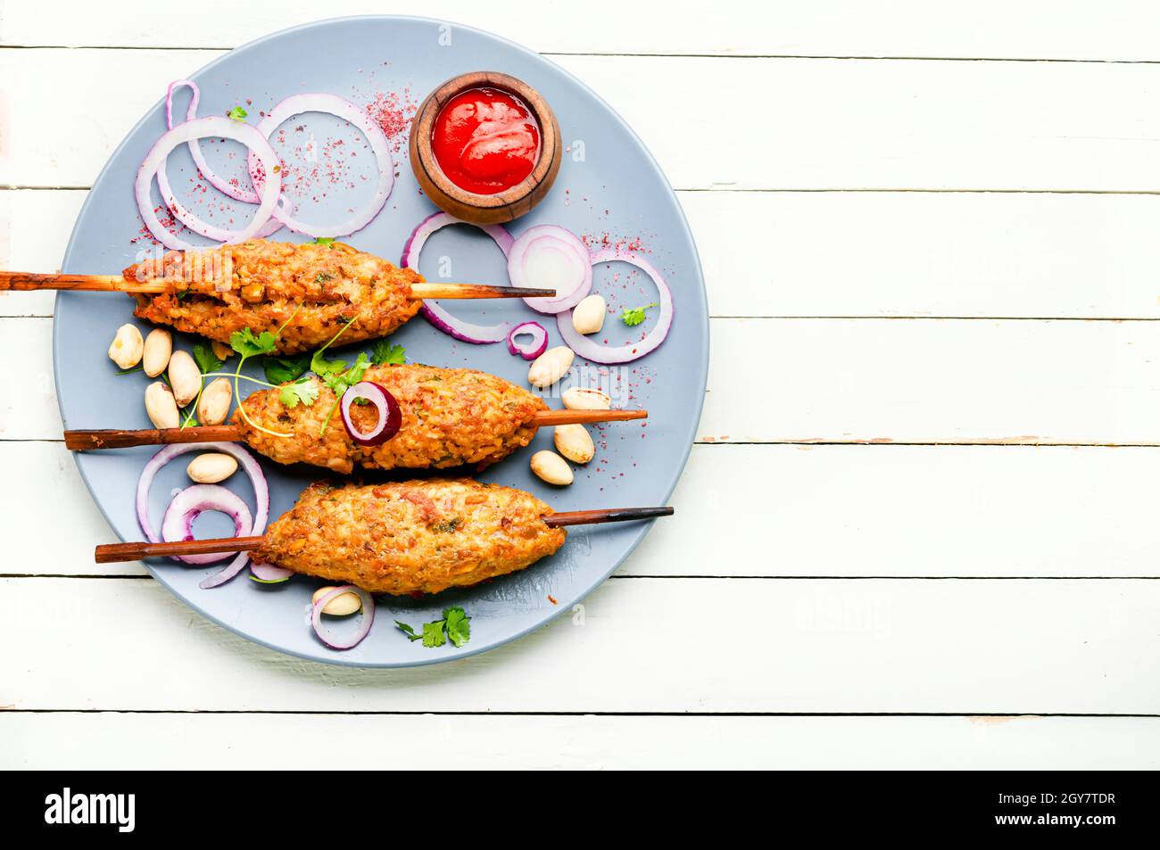 Traditional georgian dish kebab hi-res stock photography and images - Alamy