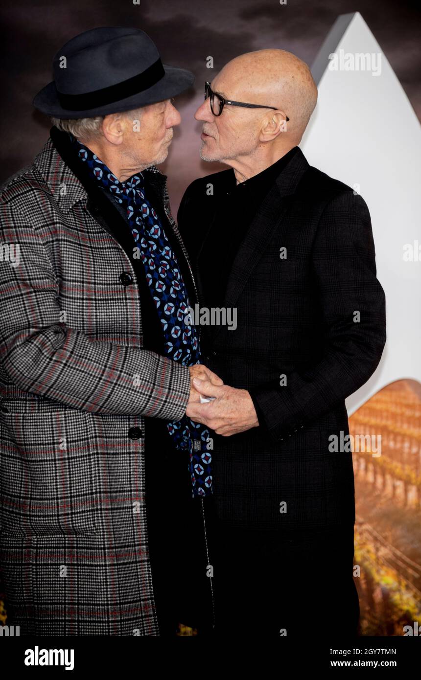 Ian McKellen and Patrick Stewart at the 'Star Trek: Picard' premiere ...