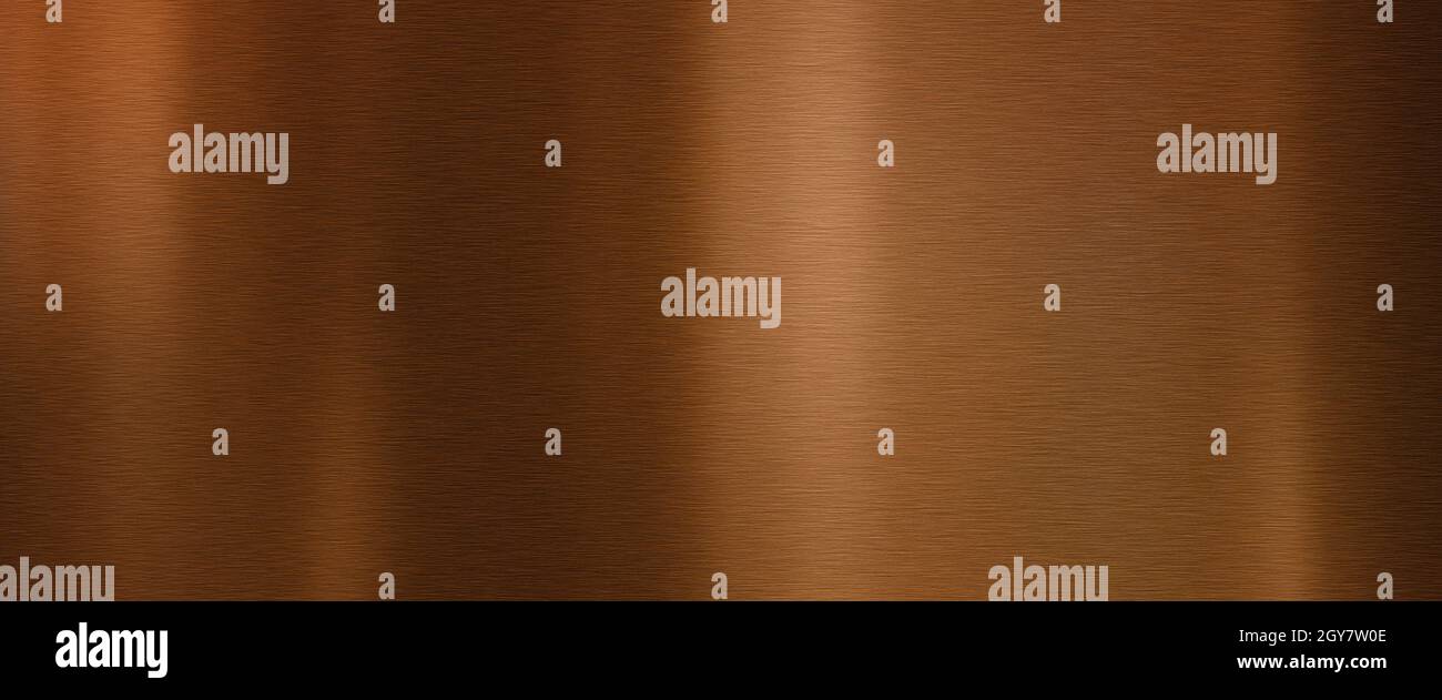 Shiny brushed copper surface. Metallic texture background with shiny ...