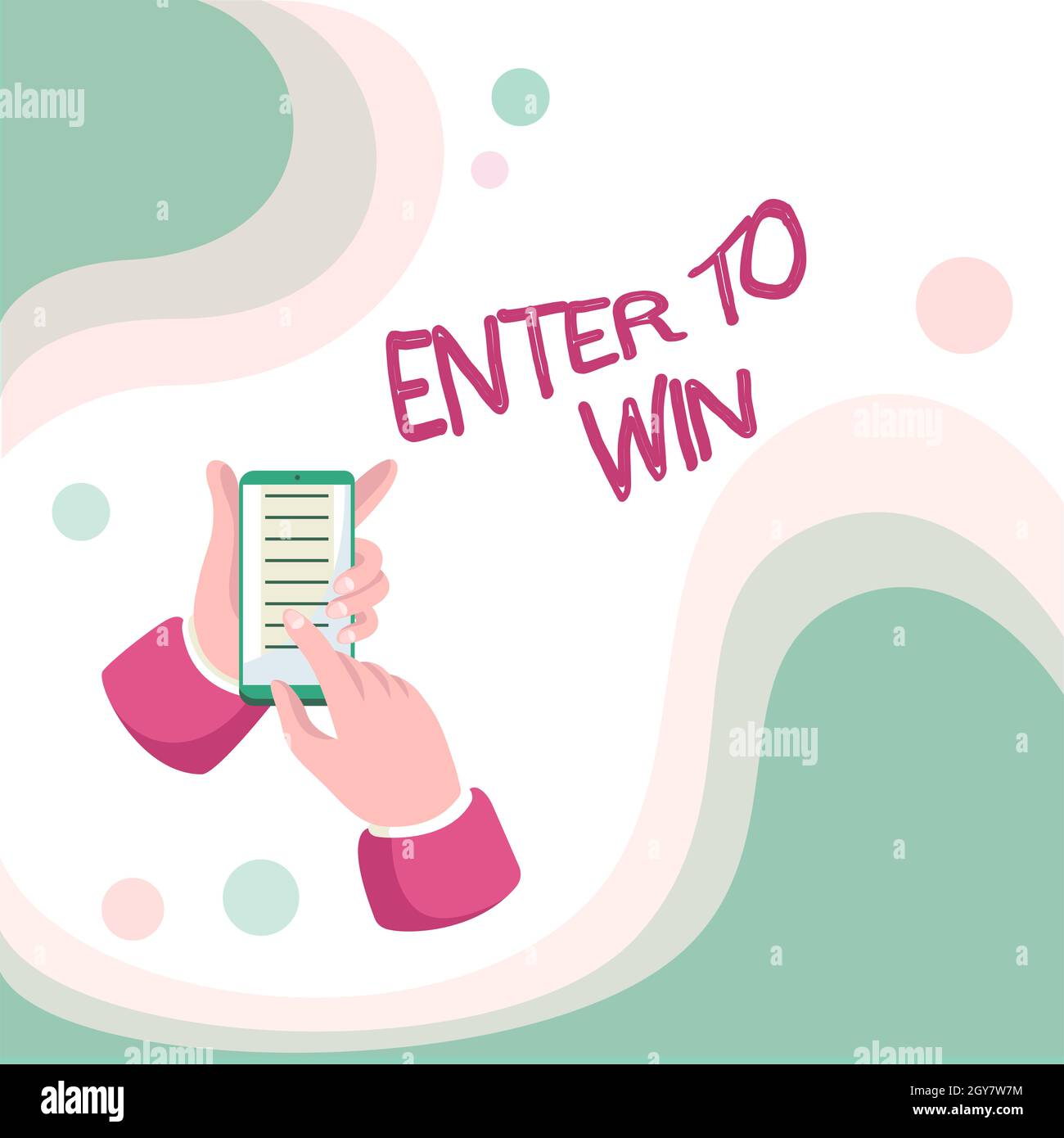 Handwriting text Enter To Win, Word Written on exchanging something ...