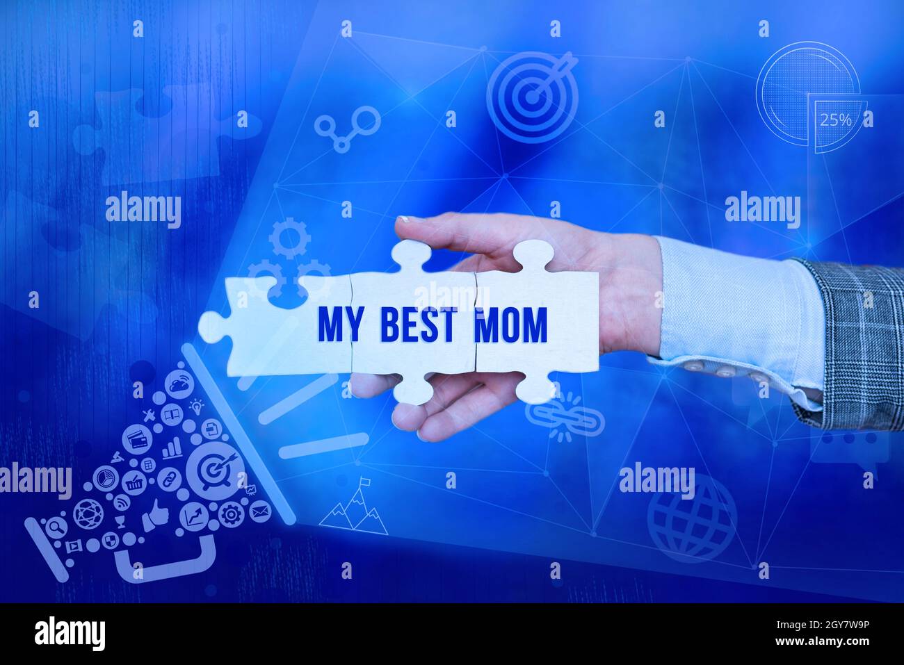 Conceptual display My Best Mom, Business approach Appreciation for your ...