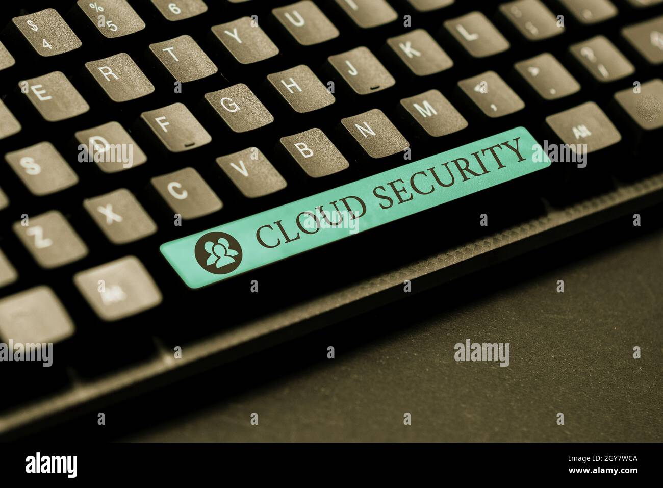 Conceptual Caption Cloud Security Word Written On Imposing A Secured System Of Existing Data In