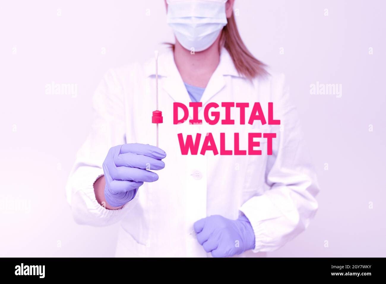 Conceptual Caption Digital Wallet Word For A Financial Account That Allows Creating An Online