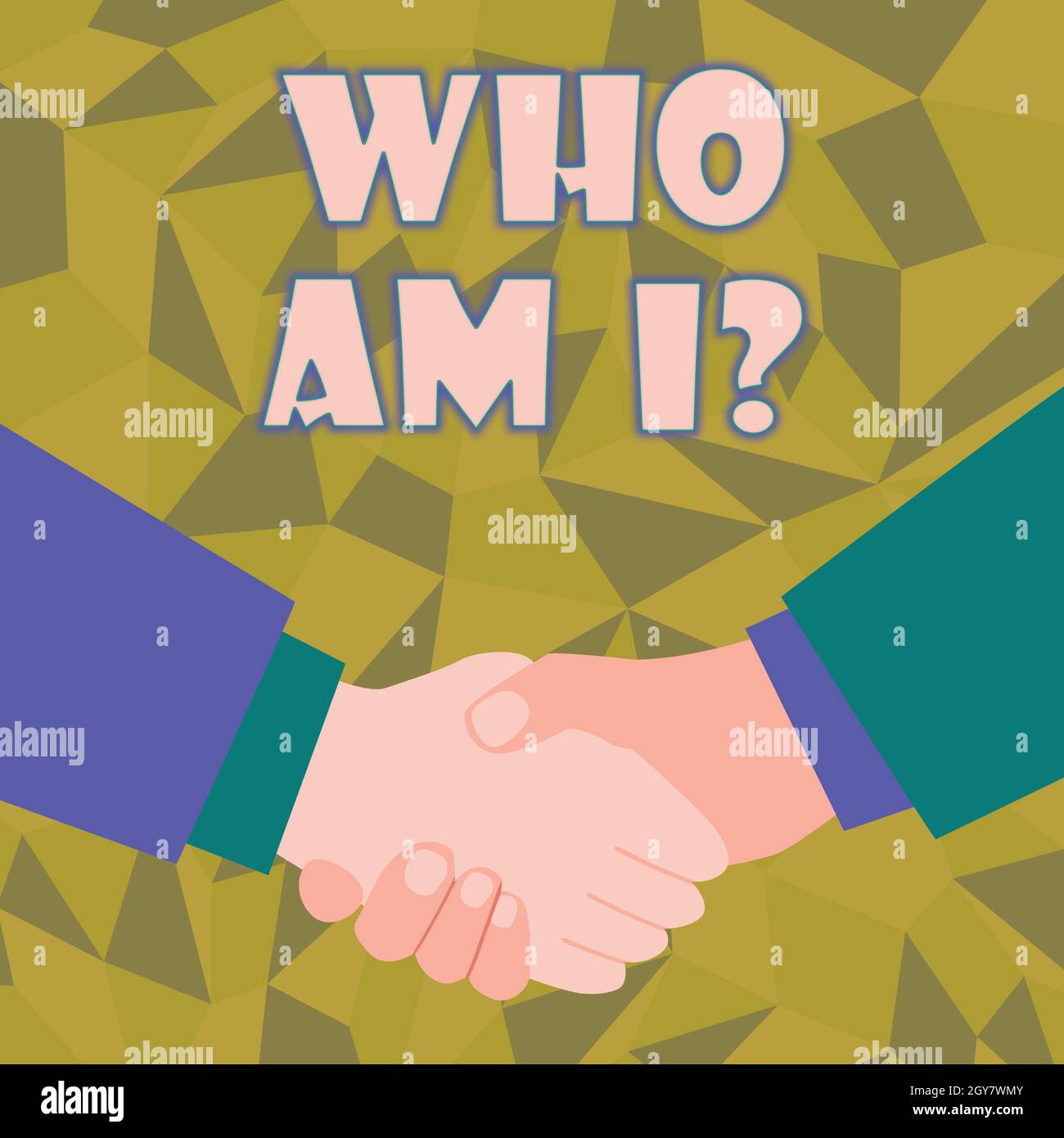 Writing displaying text Who Am I Question, Business idea asking about ...