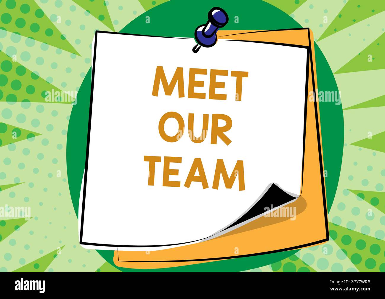 Hand writing sign Meet Our Team, Conceptual photo introducing another ...