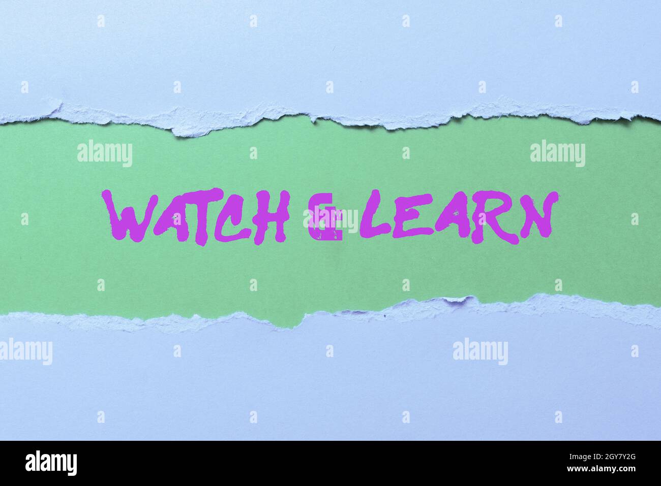 Inspiration showing sign Watch And Learn, Internet Concept ...