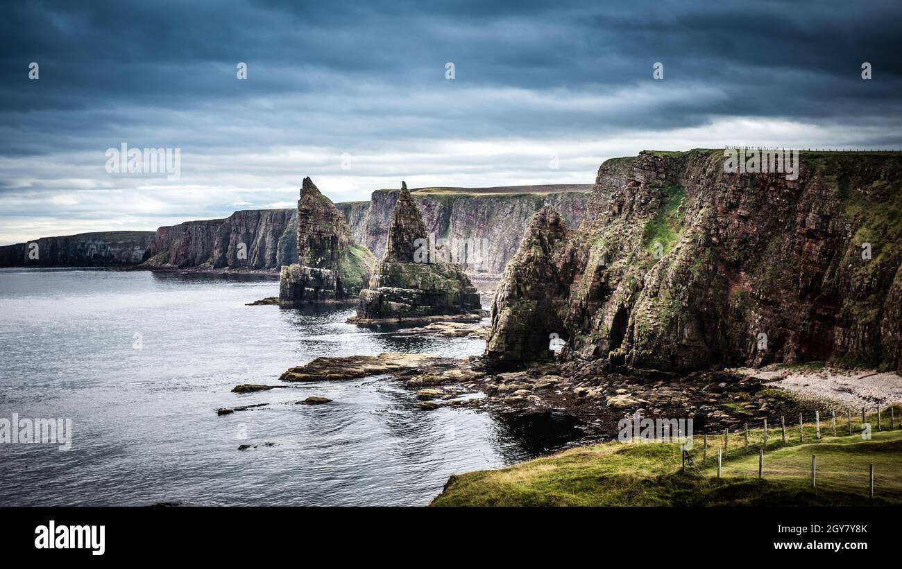 The rugged & bleak yet beauty of nature that formed the Stacks out of ...