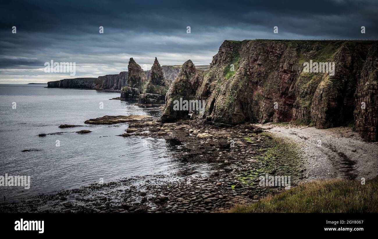 The rugged & bleak yet beauty of nature that formed the Stacks out of ...