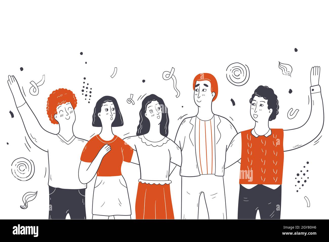 Celebrating diversity cartoon hi-res stock photography and images - Alamy