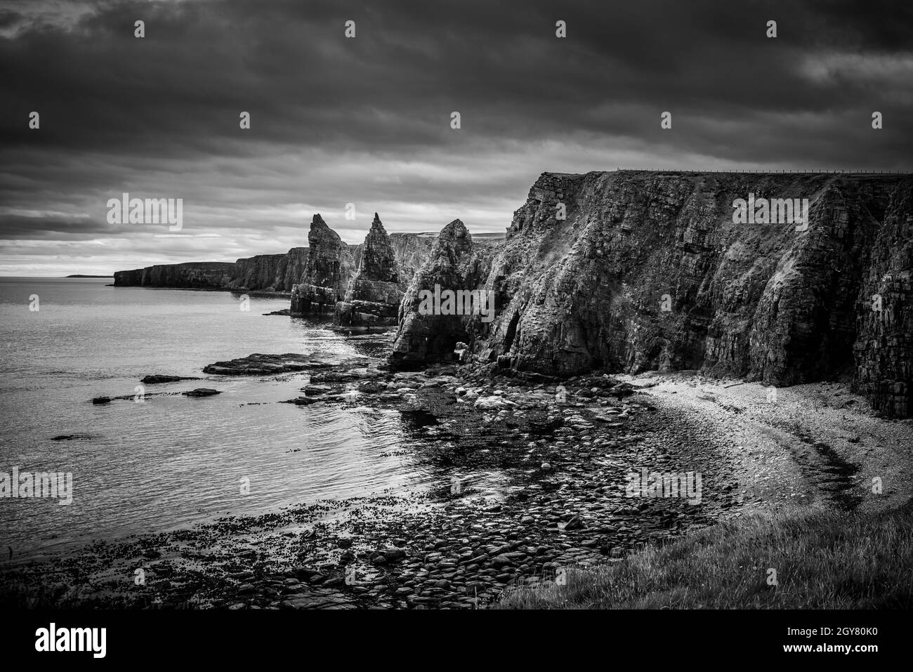 The rugged & bleak yet beauty of nature that formed the Stacks out of ...