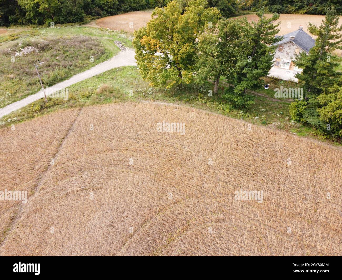 Aerial shot old corn hi-res stock photography and images - Alamy
