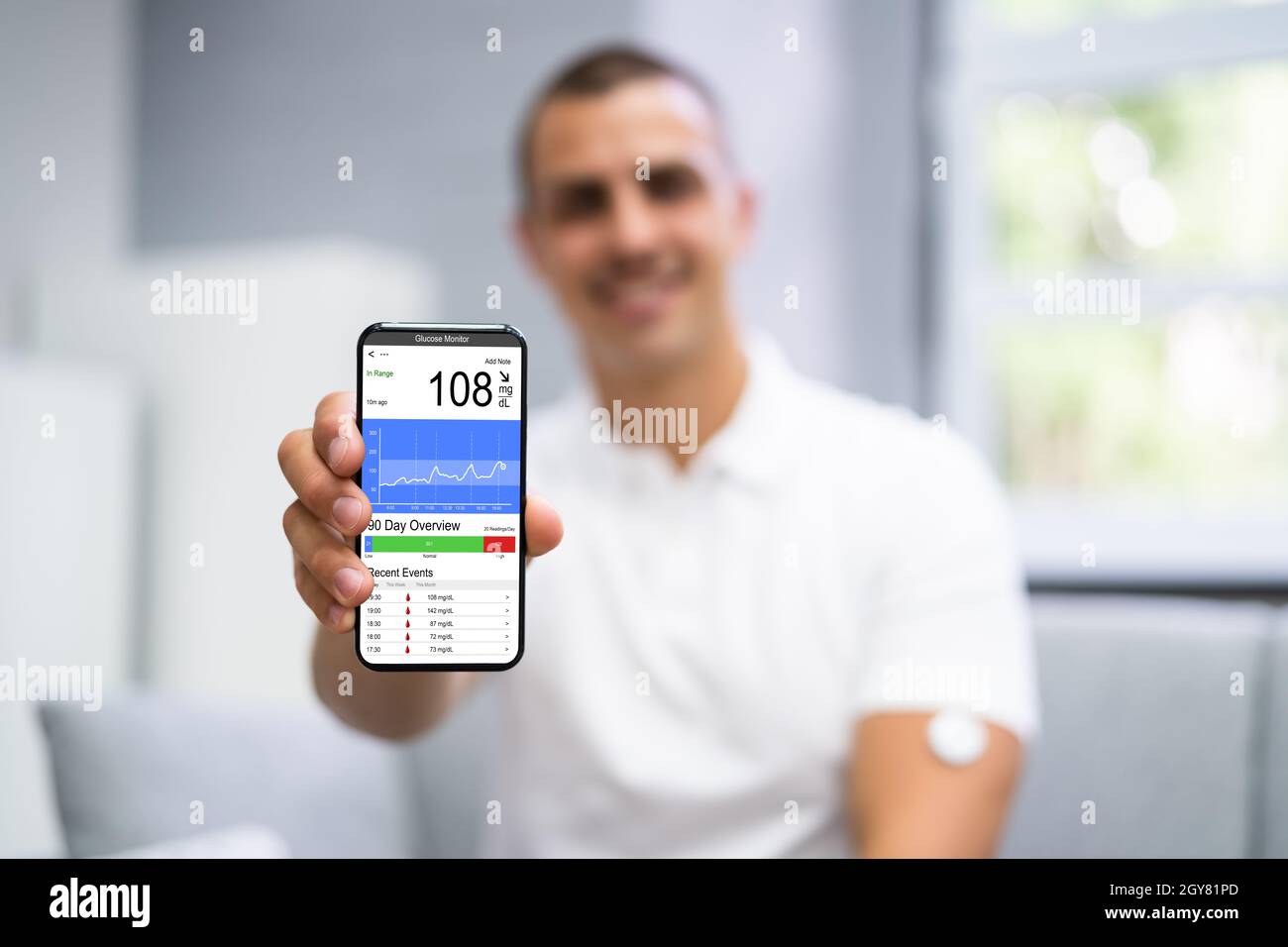 Continuous glucose monitoring hi-res stock photography and images - Alamy
