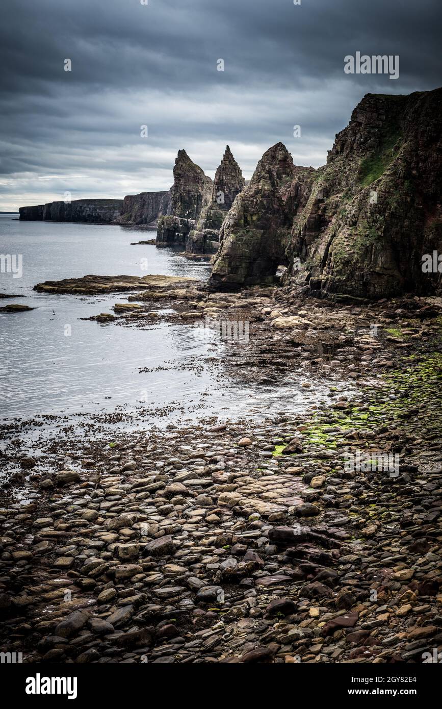 The rugged & bleak yet beauty of nature that formed the Stacks out of ...