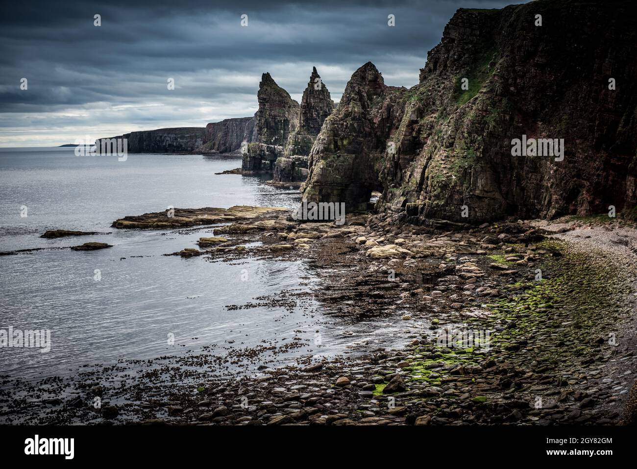 The rugged & bleak yet beauty of nature that formed the Stacks out of ...