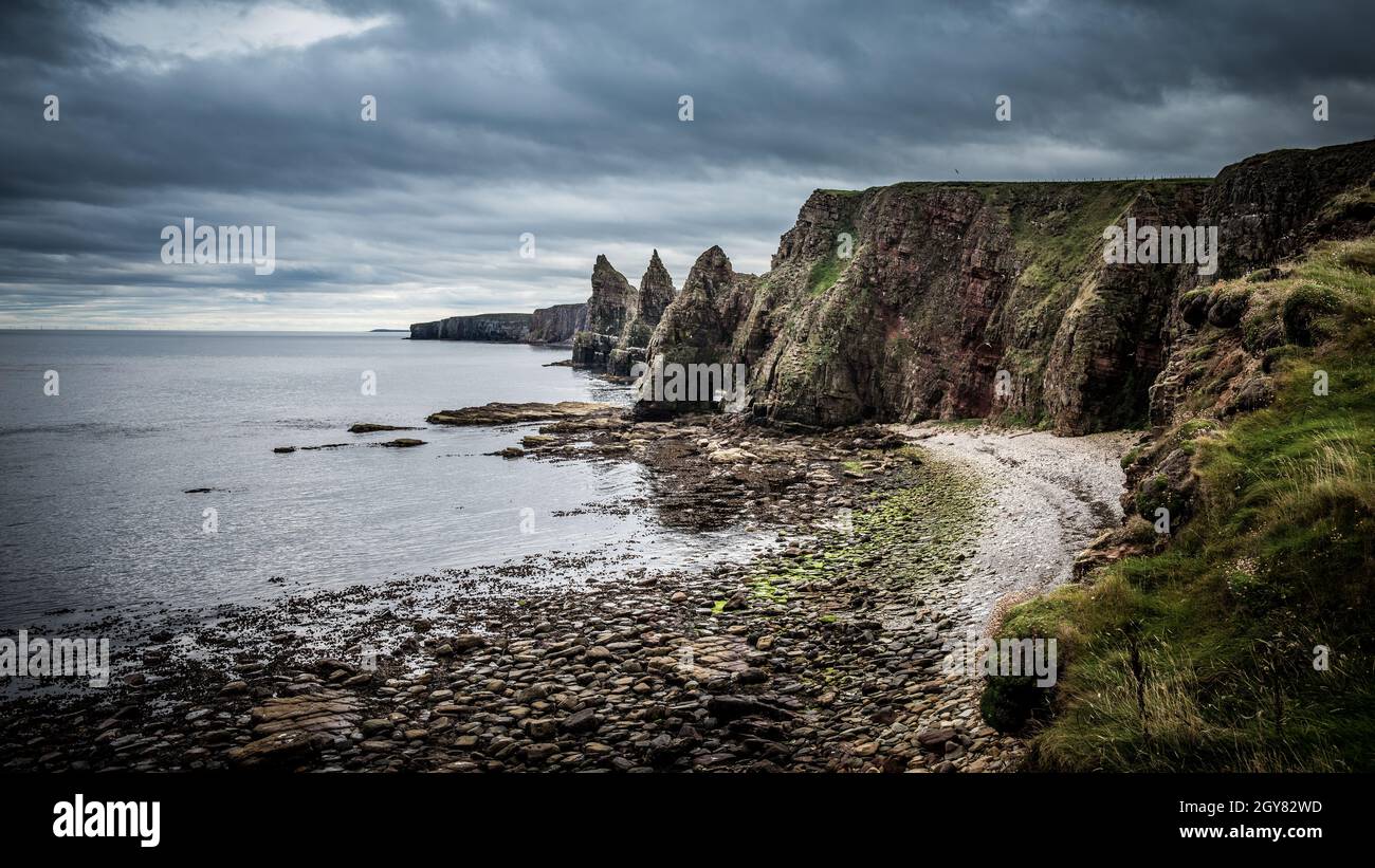 The rugged & bleak yet beauty of nature that formed the Stacks out of ...