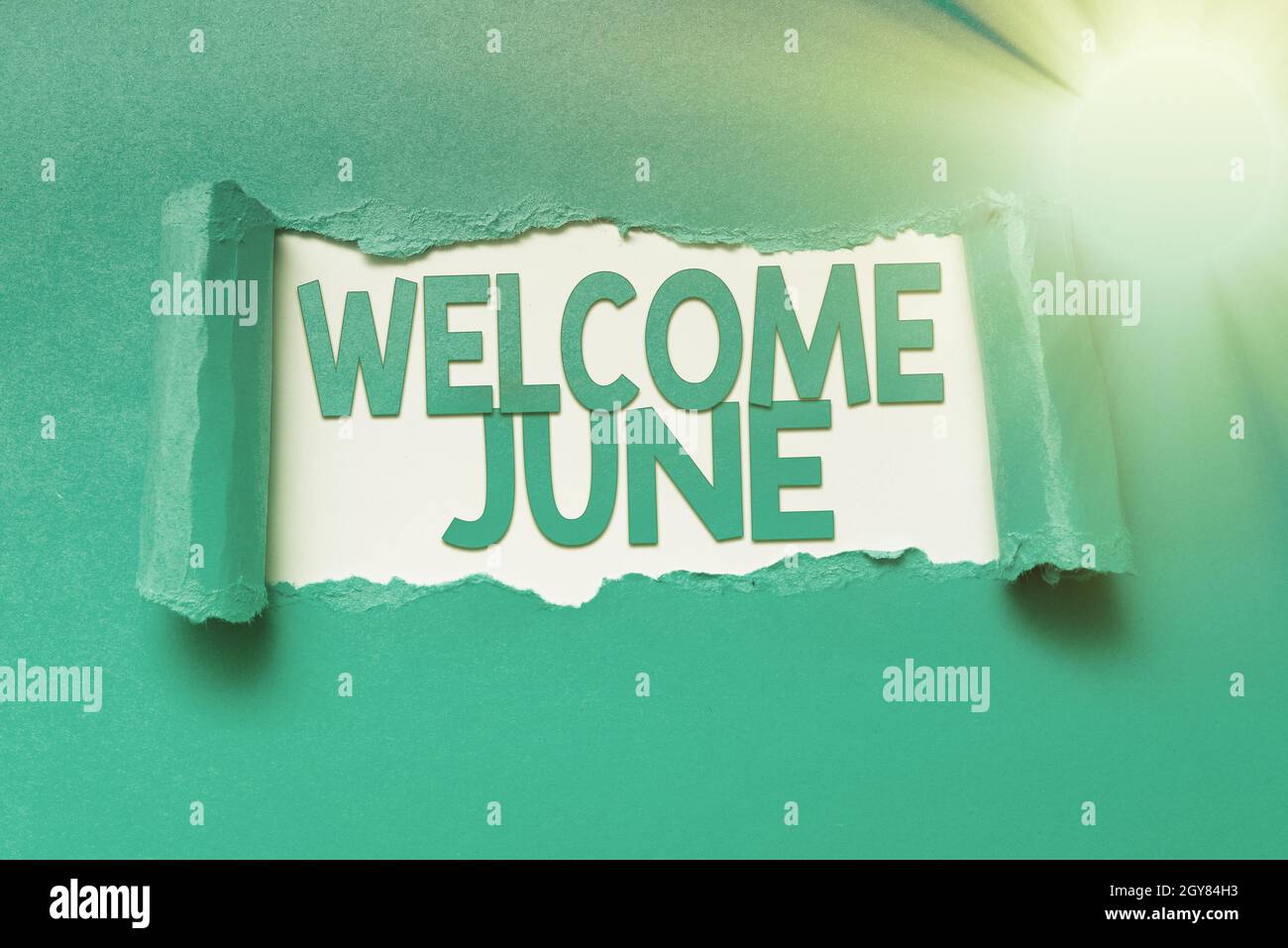 Text sign showing Welcome June, Business overview Calendar Sixth Month ...