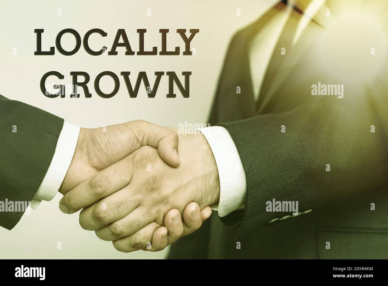 Writing displaying text Locally Grown, Business overview Produced ... Writing displaying text Locally Grown, Business overview Produced ...