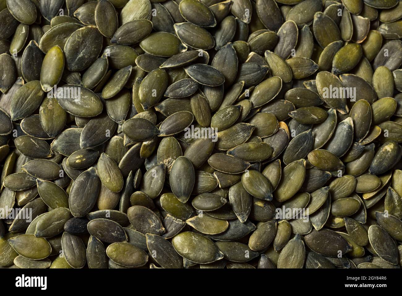 Healthy Organic Raw Pumpkin Seed Pepitas in a Bowl Stock Photo - Alamy