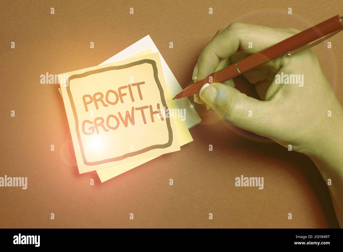 Text showing inspiration Profit Growth, Word Written on Objectives ...
