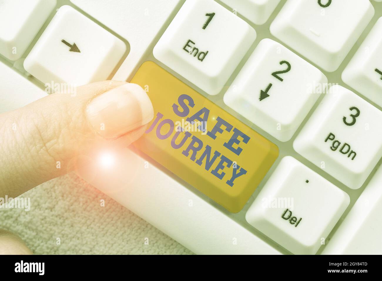 Text showing inspiration Safe Journey, Conceptual photo Blessing Bid ...