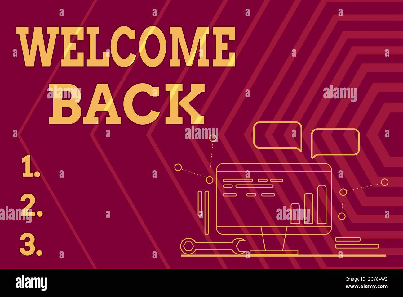 Inspiration showing sign Welcome Back, Word for Warm Greetings Arrived ...