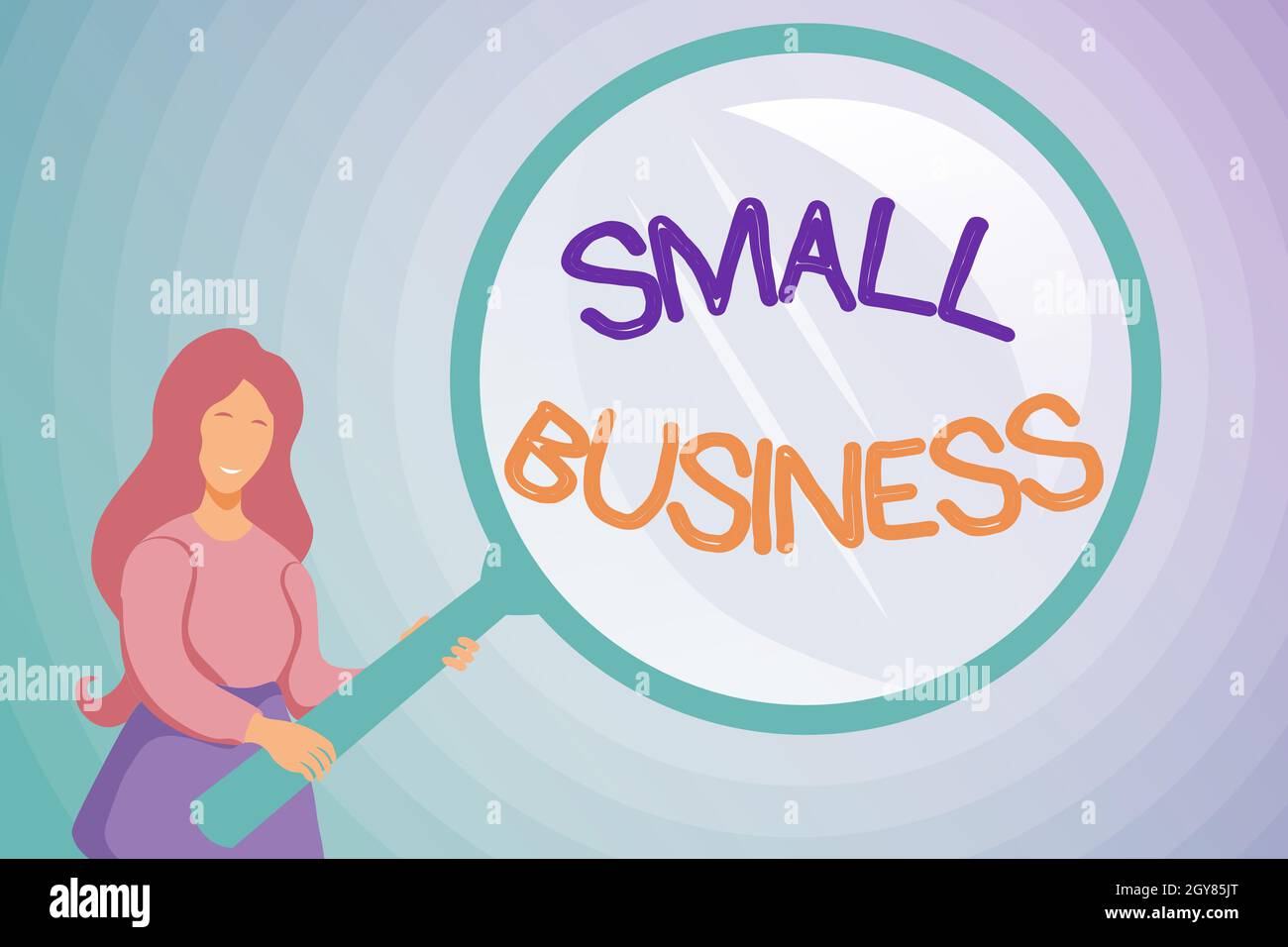 Hand writing sign Small Business, Concept meaning an individualowned ...