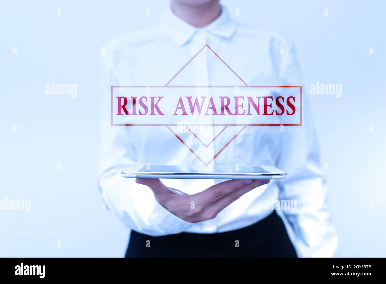Handwriting text Risk Awareness, Conceptual photo recognizing factors ...