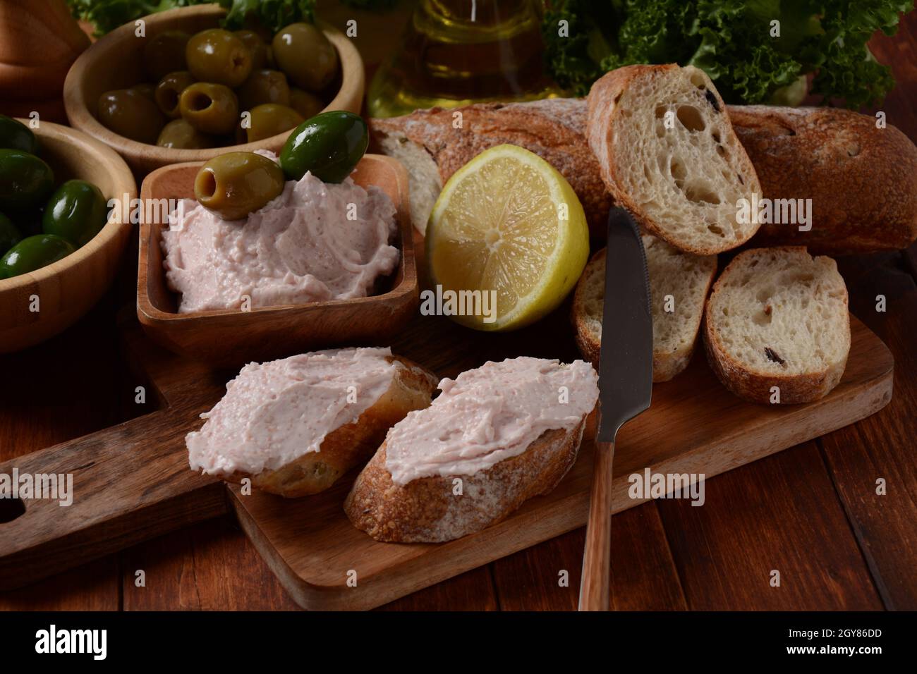 Taramosalata Greek spread Paste (pate) made of ground fish, shrimps ...